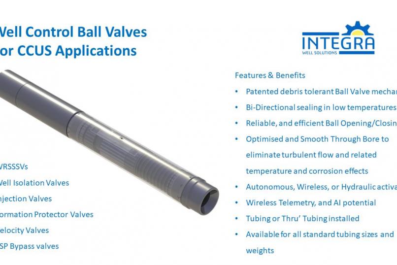 Well Control Safety Valve for CCUS applications | Technology Catalogue